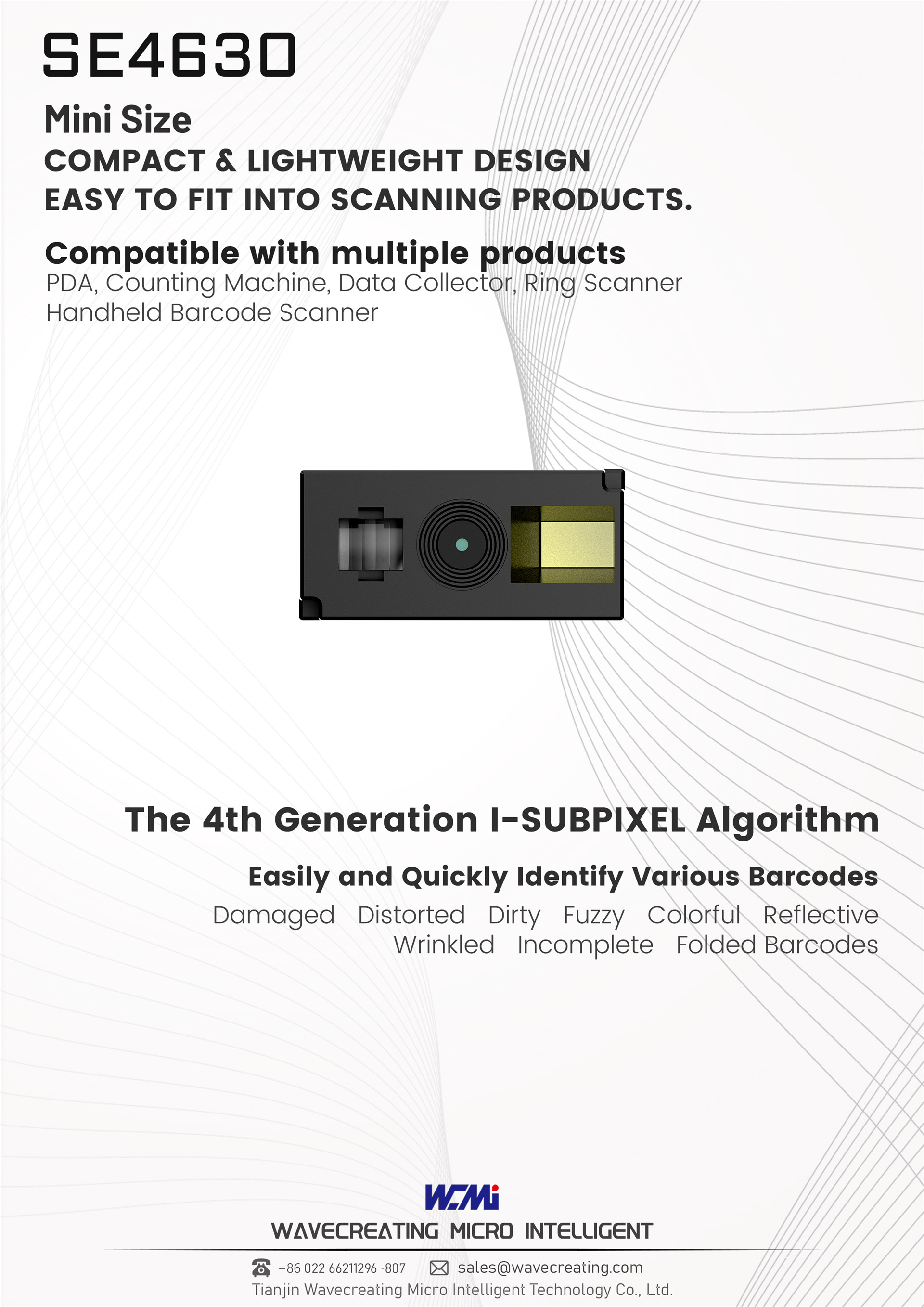 1d Wired Barcode Scanner,Ccd Scan Engine